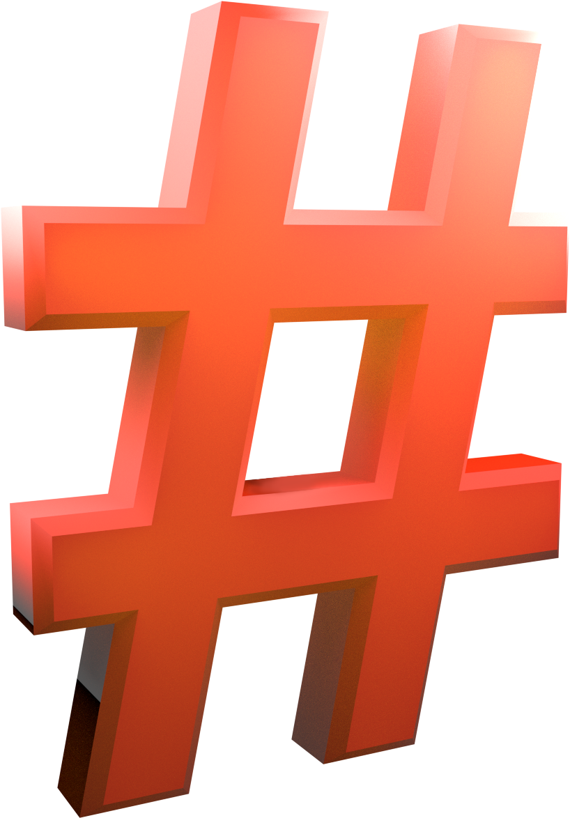 Hashtag 3d Png Clip Art Transparent - Doxa Deo - Free Transparent PNG ...