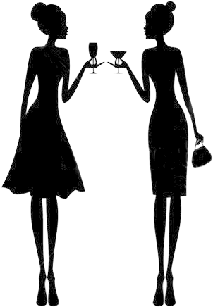 Girls Night Out Silhouette