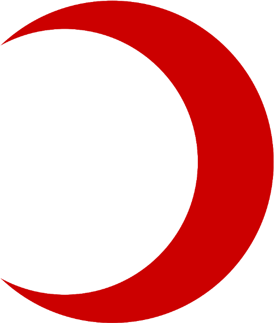 Crescent Transparent Red - Red Crescent Moon Png - Free Transparent PNG ...