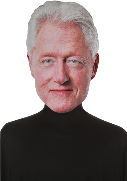 Download Bobble Headz Bill Clinton Mask - Man PNG Image with No ...