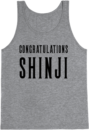 Download Congratulations Shinji Tank Top - Abs Quotes PNG Image with No ...