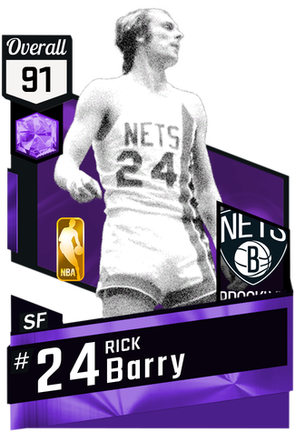 Download '67 Rick Barry Amethyst Card - Nba Live 18 Ultimate Team PNG ...