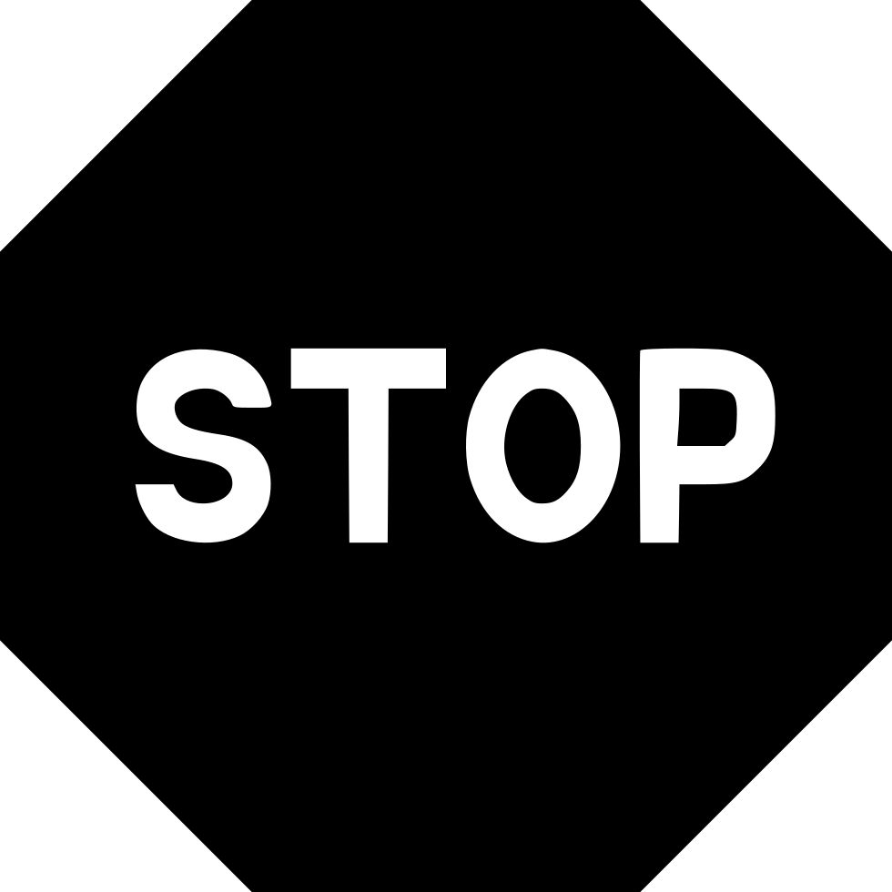 Stop Sign Play Pause Comments - Stop Cyber Bullying Sign - Free ...