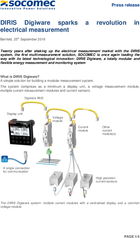 Download Diris Digiware Sparks A Revolution In Electrical Measurement ...