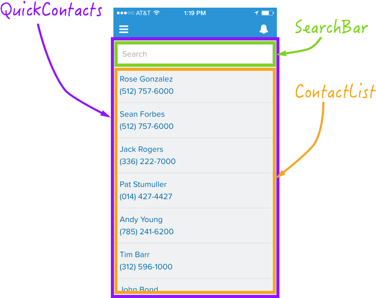 Quickcontacts Is A Lightning Component Made Of Two - Lightning - Free ...