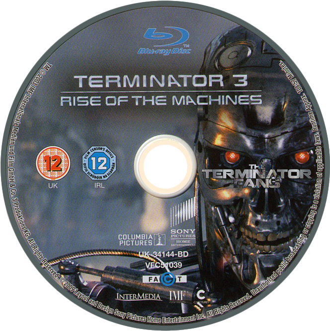 Rise Of The Machines Blu-ray - Terminator 3 Blu Ray Disc - Free ...
