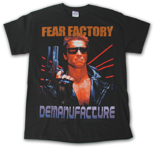 Download Terminator Tee - Fear Factory Terminator Shirt PNG Image with ...