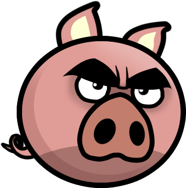 Evil Pig Cartoon - Free Transparent PNG Download - PNGkey