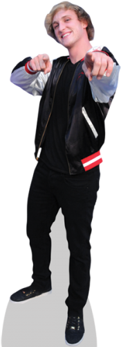Logan Paul - Jake Paul Cardboard Cutout - Free Transparent PNG Download ...