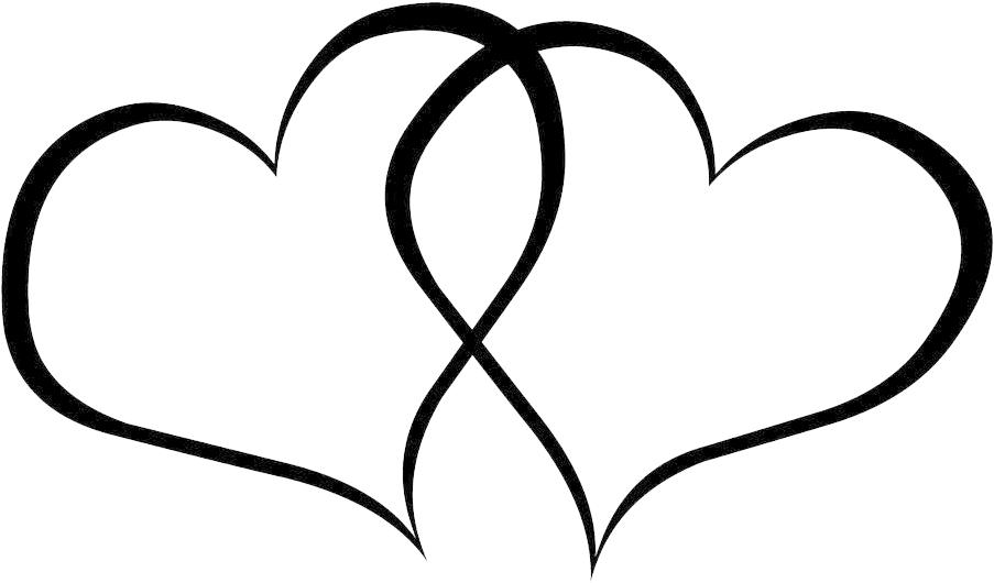 Download Wedding Heart Png - Fancy Love Heart Outline PNG Image with No ...