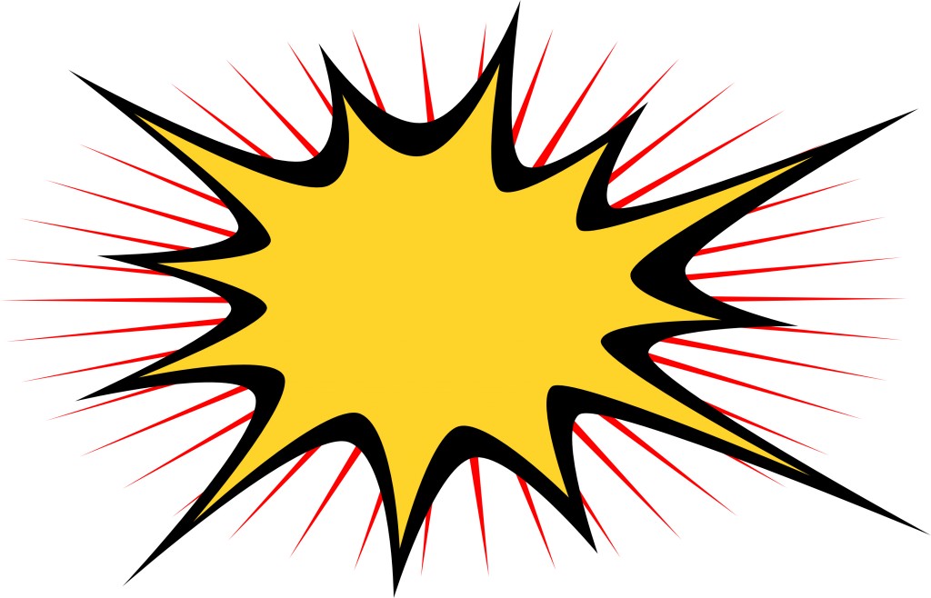 Download Png File Size - Comic Book Explosion Png PNG Image with No ...