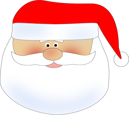 Santa Head Clip Art - Santa Head Clipart - Free Transparent PNG ...