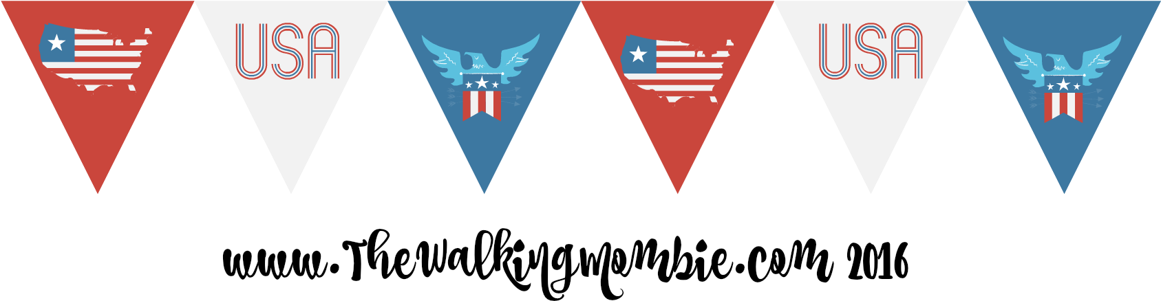 Free 4th Of July Clipart-usa Flag Bunting Www - American Lands Council ...