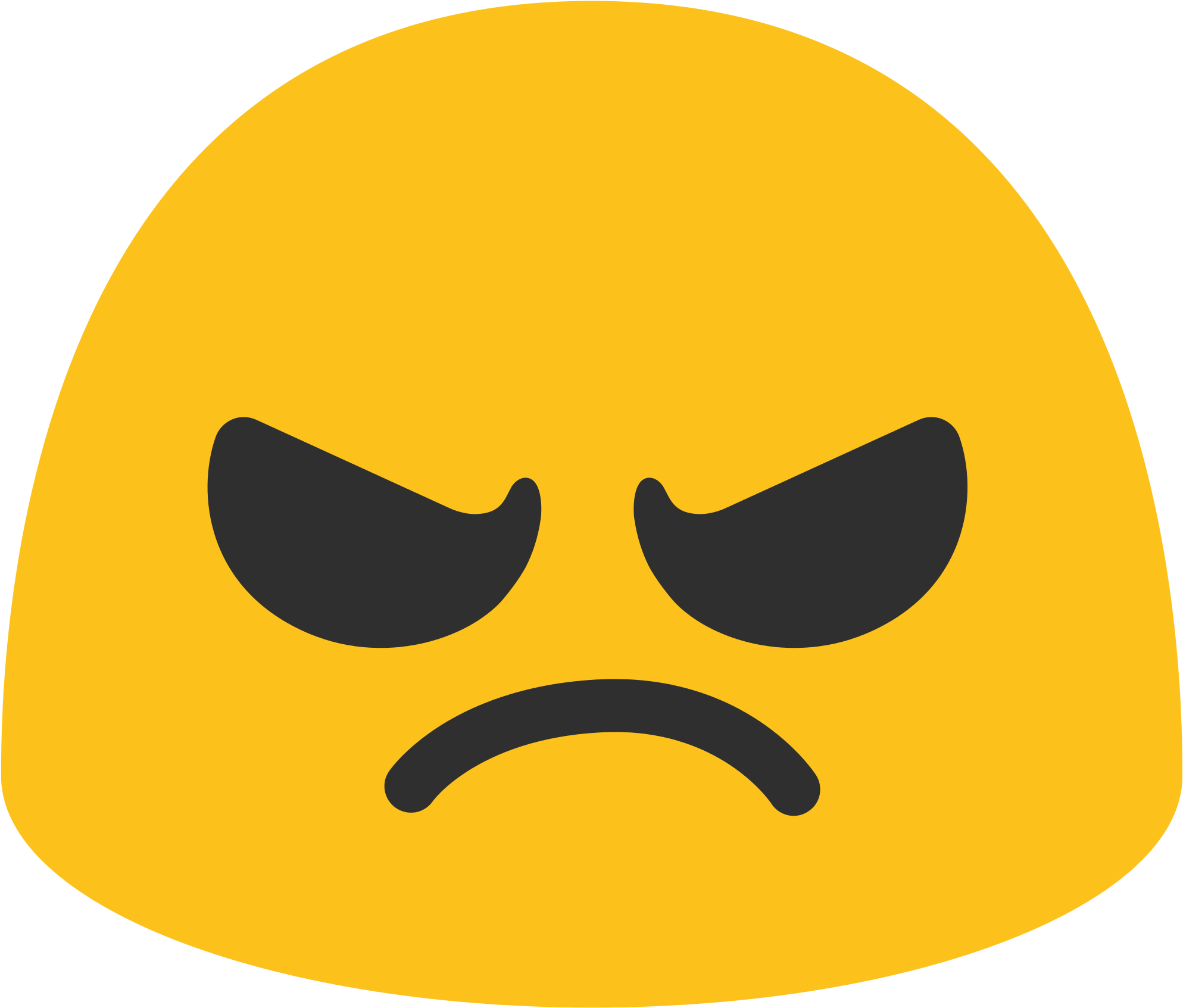 Download Angry Face Emoji Google PNG Image with No Background - PNGkey.com