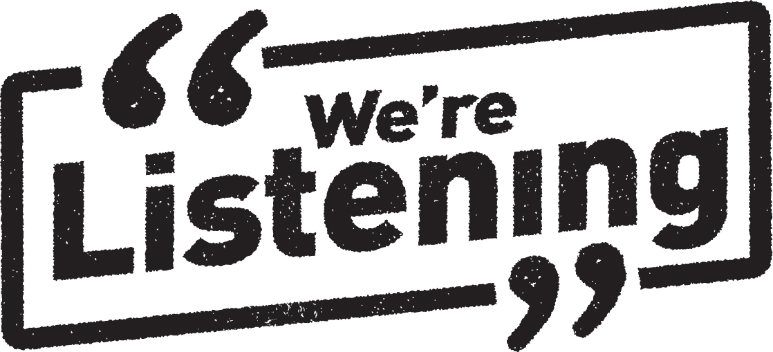 Download Were-listening - We Re Listening PNG Image with No Background ...