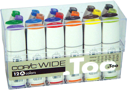 Download View Larger Image - Copic Marker Copic Wide Markers Set PNG ...