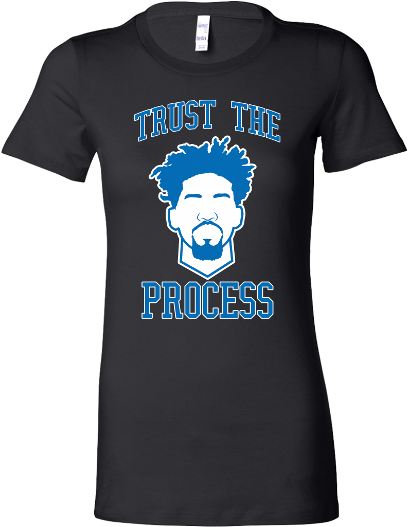 Download Joel Embiid 'trust The Process' Women's Shirt - Shirt PNG ...