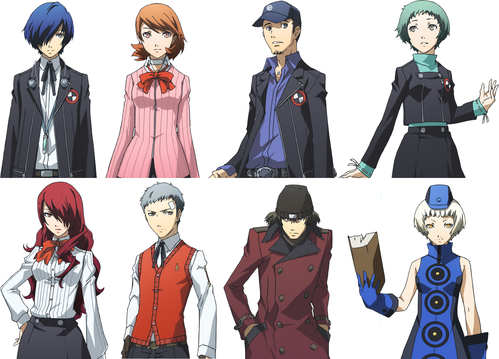 1374514158 Persona 3 The Movie Character Designs - Visual Novel Sprite ...