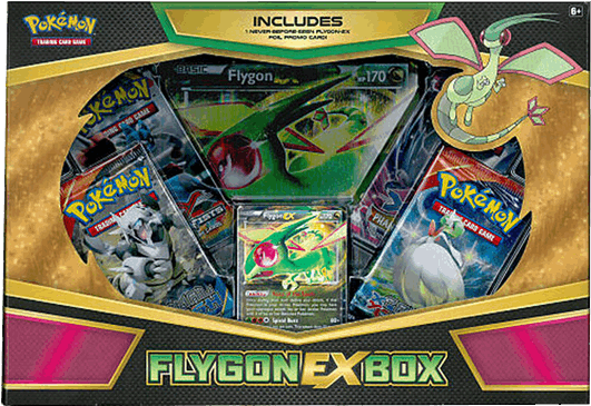 Pokemon Flygon-ex Box Trading Card Game - English - Free Transparent ...