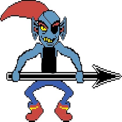 Download Undyne Colored Sprite 75475 - Imagenes De Undyne Color Png PNG ...