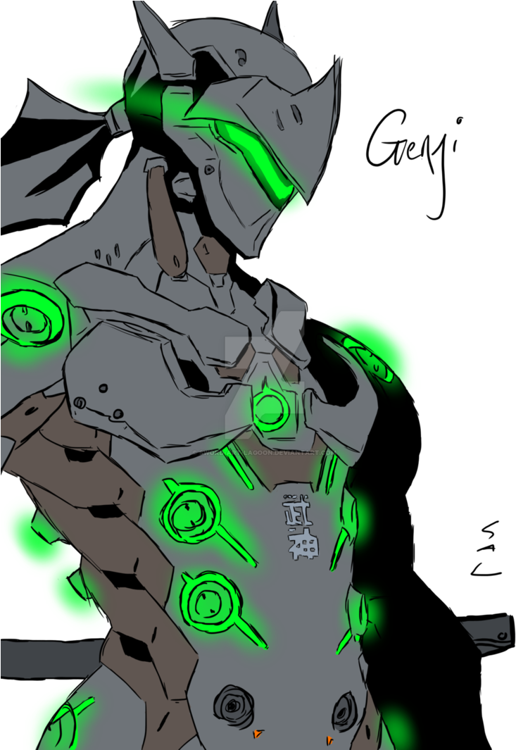 Download Genji By Sword Art Lagoon On Deviantart - Genji Sword Art PNG ...