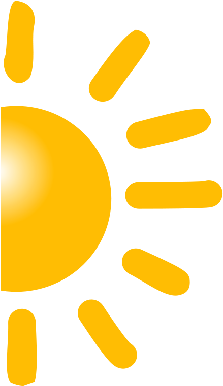 Half Sun Clipart Png - Sun Png High Resolution - Free Transparent PNG Download - PNGkey