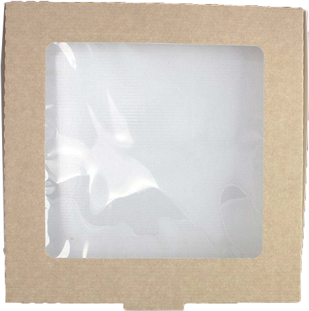 Carton Salad And Snack Box With Plastic Window 300mm - Picture Frame ...