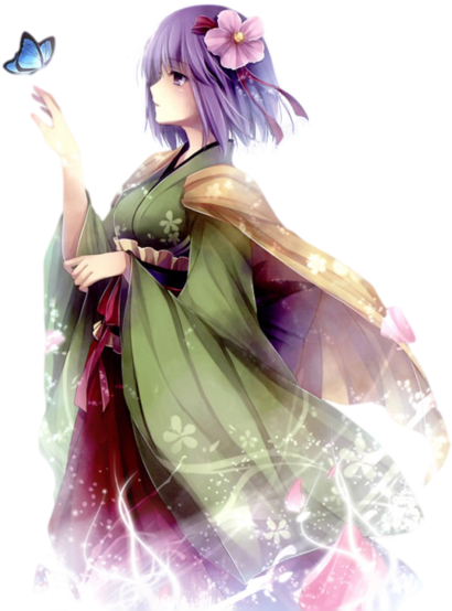 Download Anime Girl Transparent Background - Anime Girl No Background ...