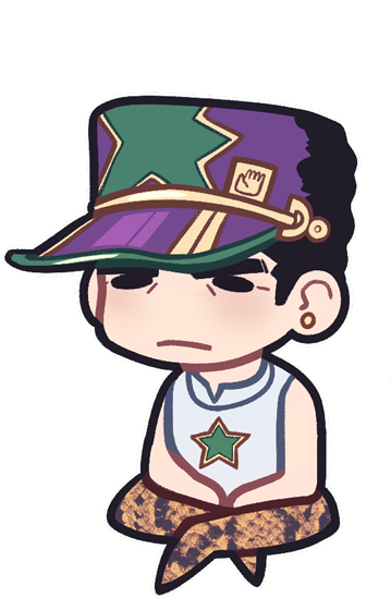 #jotaro Kujo #chibi #jjba - Hat - Free Transparent PNG Download - PNGkey