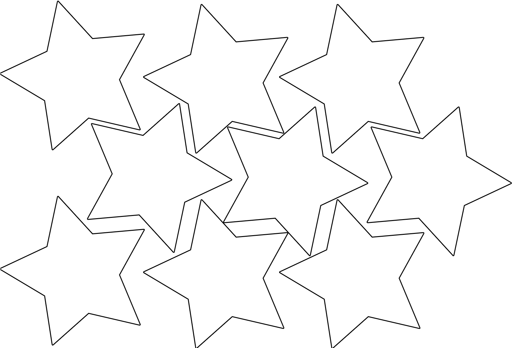 Download Magical Clipart Hollywood Star - Page Of Stars To Print Out ...