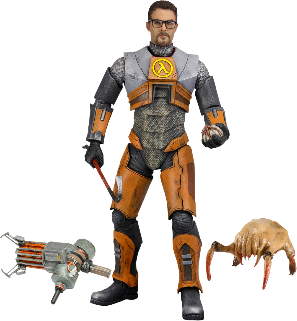 Download Neca Half Life 2 Dr. Gordon Freeman 7" Deluxe Action PNG Image ...