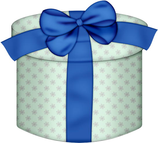 Download White Round Gift Box With Yellow Bow Png Clipart - Round Gift ...