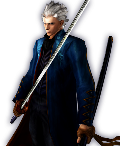 File - Vergil - Devil May Cry 3 Vergil Yamato - Free Transparent PNG ...