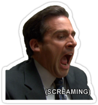 Download Michael Scott Face Cutout PNG Image with No Background ...