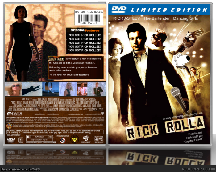 Rick Rolla Box Art Cover - Rock N Rolla - Free Transparent PNG Download ...