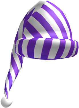 Purple And White Sleep Cap - Sleep Hat Png - Free Transparent PNG ...