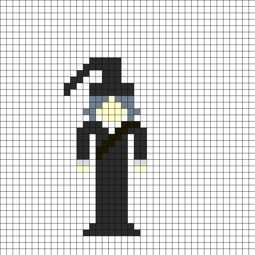 Download Undertaker Perler Bead Pattern / Bead Sprite - Penguin PNG ...