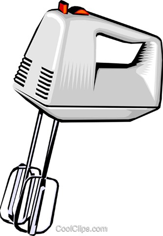 Electric Mixer Royalty Free Vector Clip Art Illustration - Mixer ...