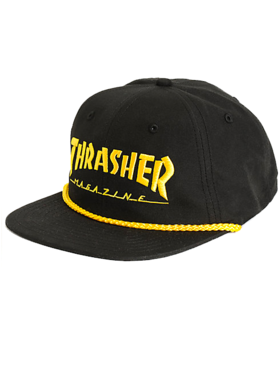 Thrasher Rope Snapback Cap - Men's Thrasher Magazine Logo Snapback Hat ...