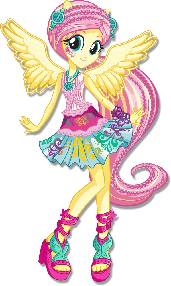 Download Fluttershy Rainbow Rocks Character Bio Art 2 - Mlp Eg ...