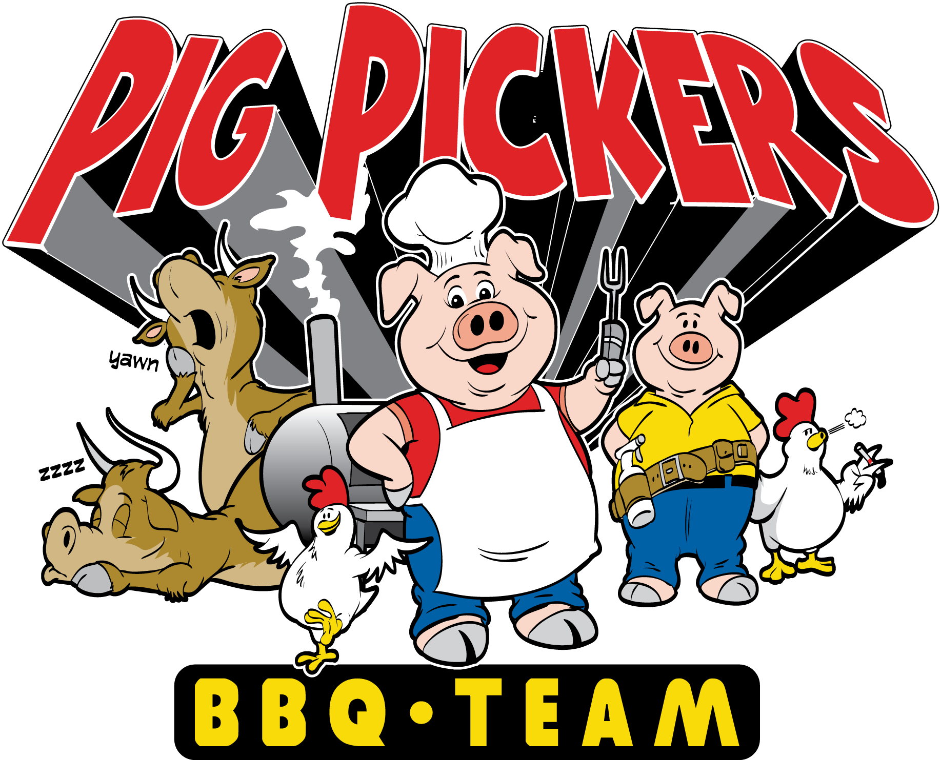 Download Pig Picker Bbq Team Severn Md Bowie - Barbecue Grill PNG Image ...