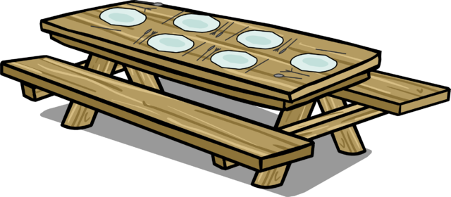 Download Picnic Table Sprite 004 - Transparent Picnic Table Clipart PNG ...