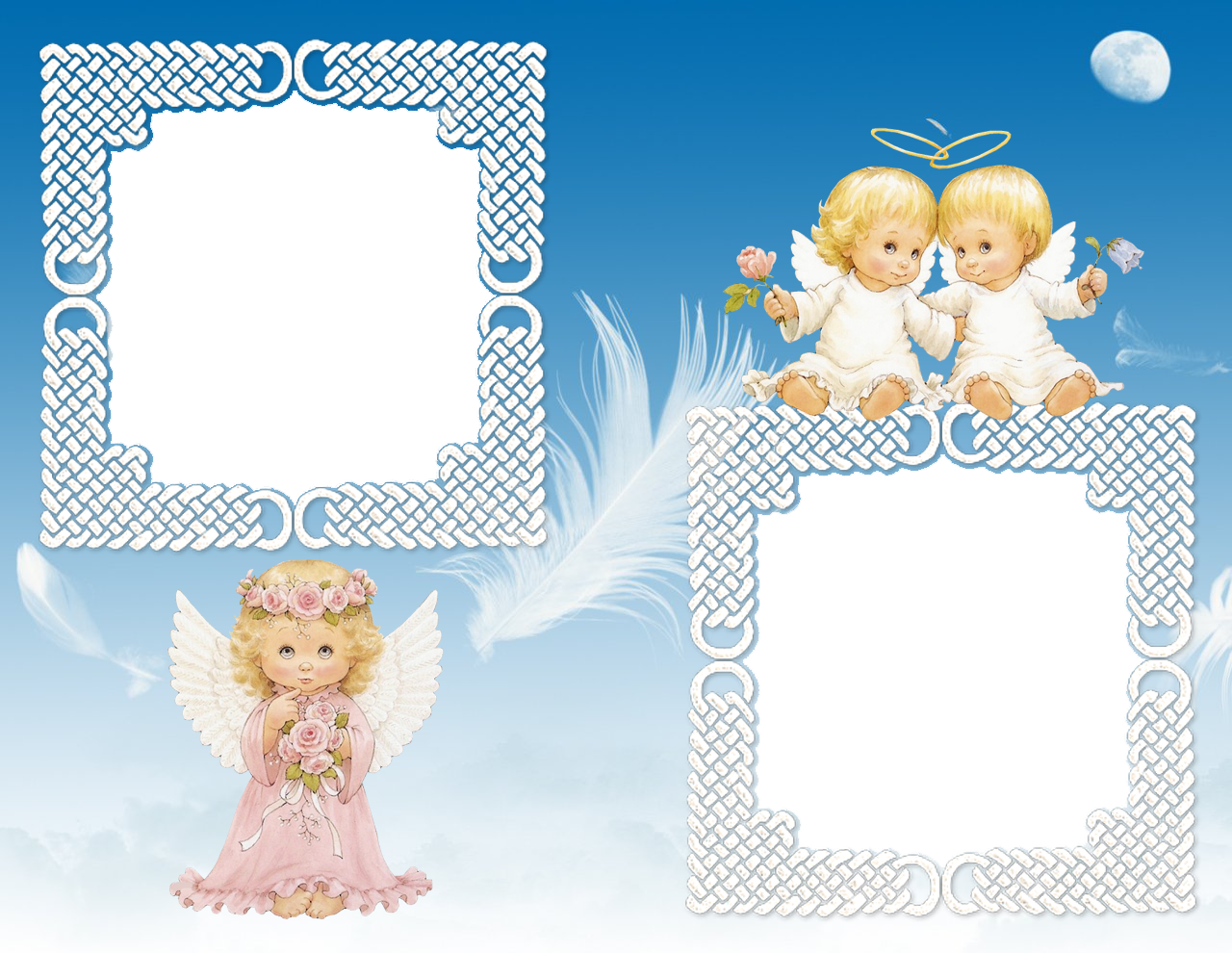 Download Frame Clipart Angel - Angel Frame PNG Image with No Background ...