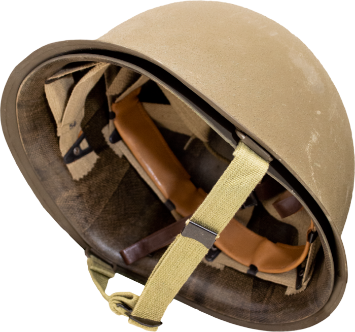 Vintage European Military Helmet - Leather - Free Transparent PNG ...