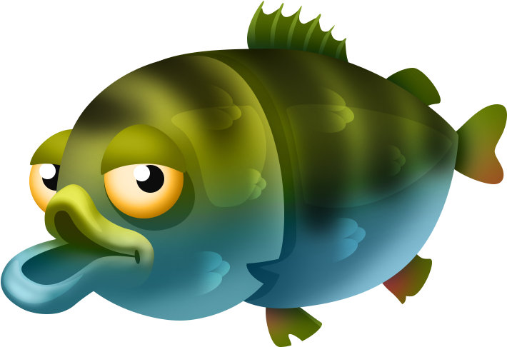 Download Largemouth Bass - Hay Day Green Sunfish PNG Image with No ...