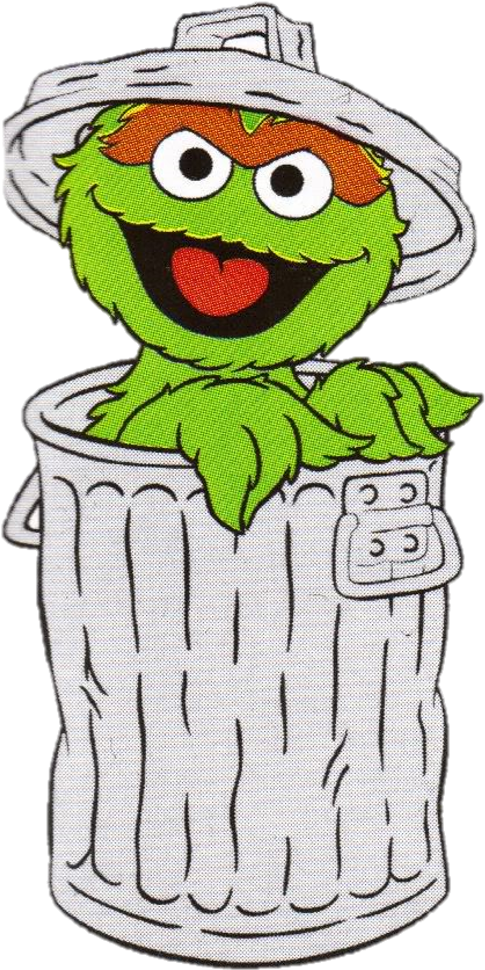 Oscar The Grouch - Oscar Sesame Street Clipart - Free Transparent PNG ...