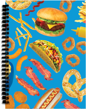 Download Junk Food 3d Journal - Iscream Snack Shack 3d Cover Spiral ...