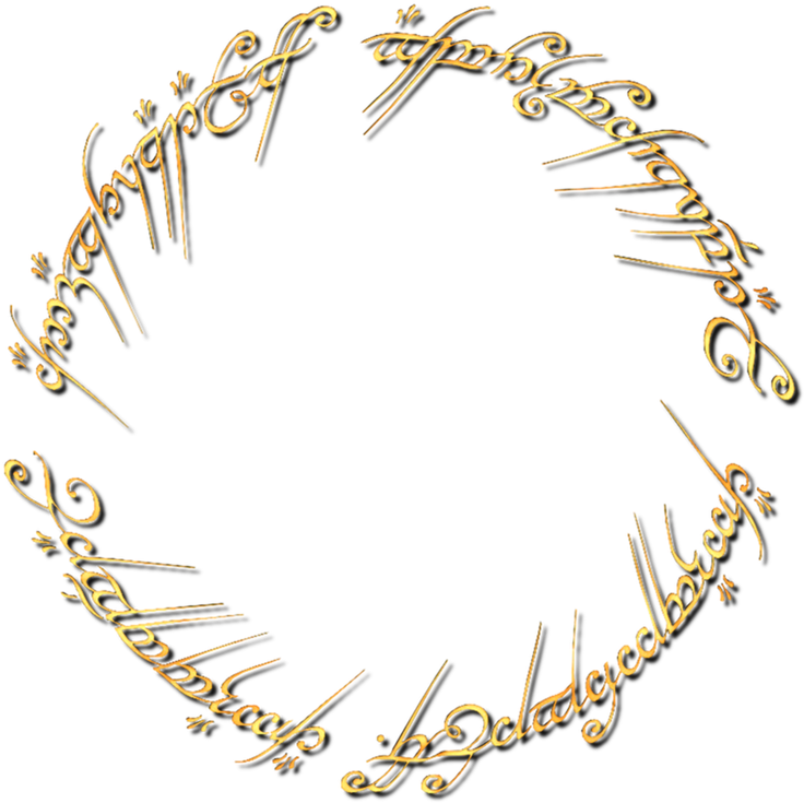 Download One Ring To Rule Them All Png Logo - Lord Of The Rings Png PNG ...