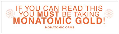 Download Monatomic Gold Car Sticker - Bumper Sticker PNG Image with No ...