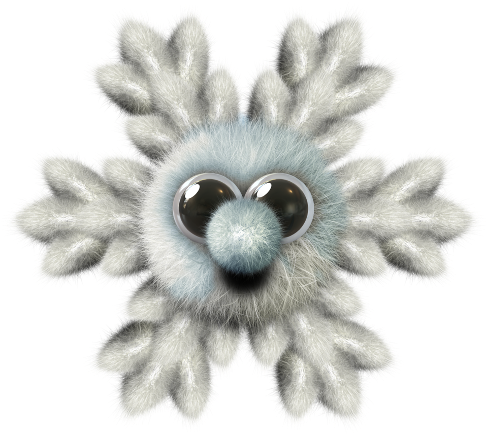 Download Fuzzy Snowflake - Smiley PNG Image with No Background - PNGkey.com